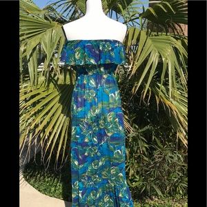 Hollister | Dresses | Green Floral Dress | Poshmark